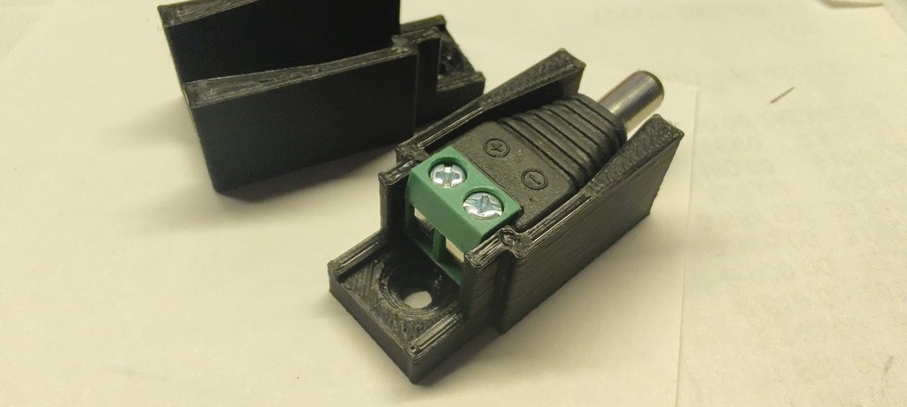 Free 3D file Dc plug holder 🔌・3D printing idea to download・Cults