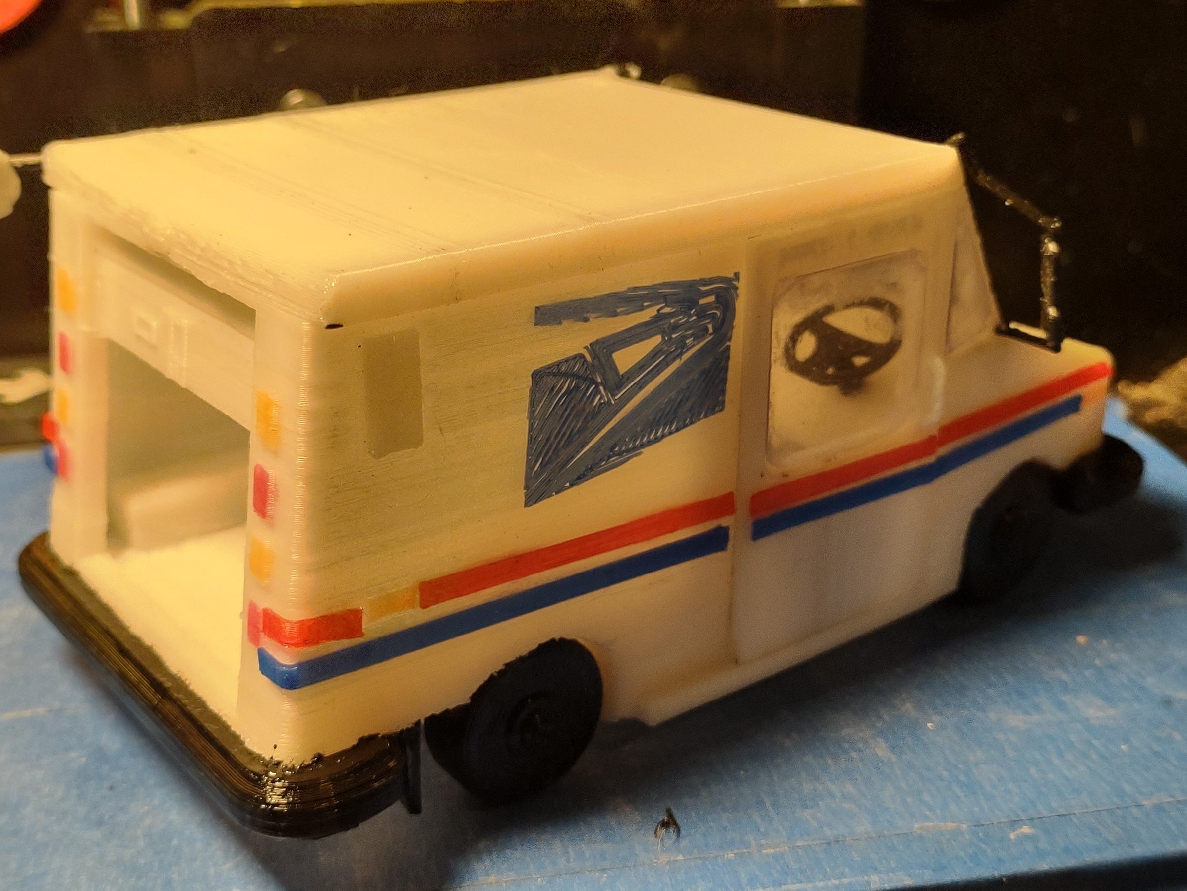 🚚 Scale Model of USPS Truck・3D Print・Cults