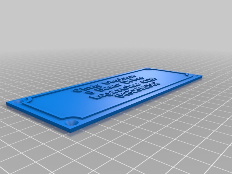 Free 3D file Name Sign 🎨 ・3D printing design to download・Cults