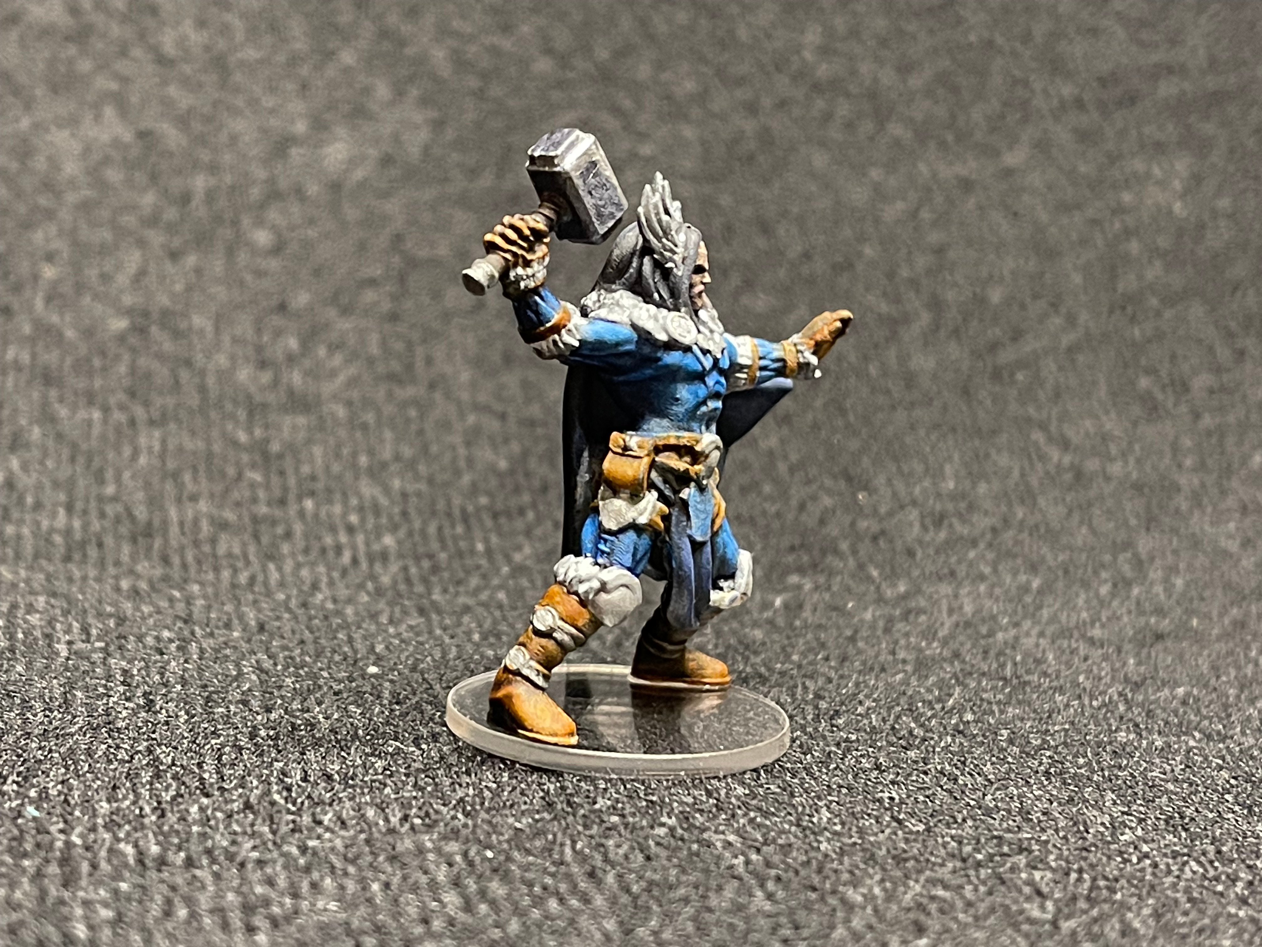 3D printing Thor god barbarian or viking miniature・Cults