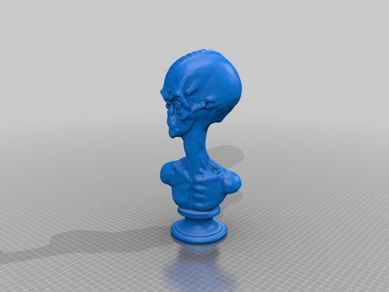 Free 3D file Grey Alien bust portrait 👽 ・3D printer model to download・Cults