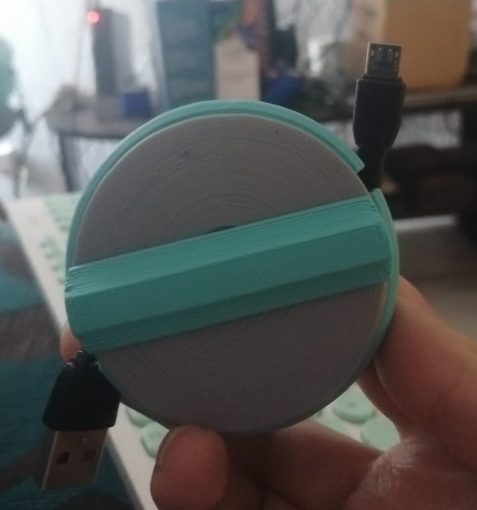 3D printable USB Cable Reel v2.0・Cults
