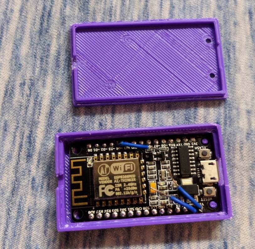 3D printable ESP8266 ESP-12E Case・Cults