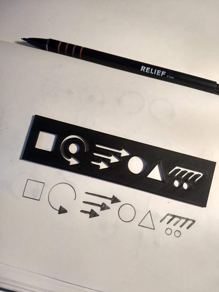 Fichier 3D gratuit Règle des symboles de dessin statique 💭 ・Design à ...