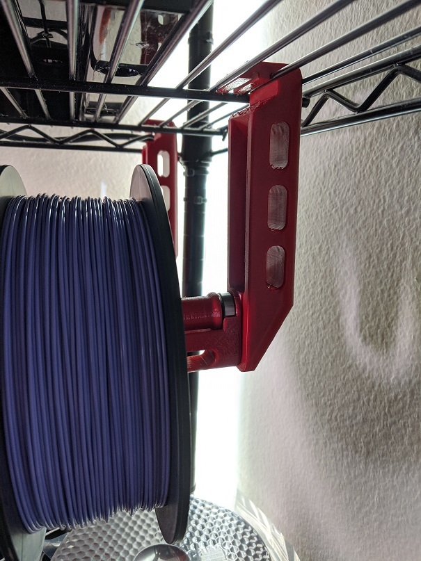 🔧 Wire shelf hanging spool holder for Filler spool holder・文件用于 免费 3D ・Cults