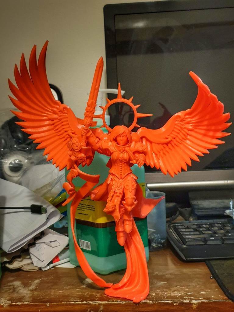 3D printed Undying Saint with wings・Cults