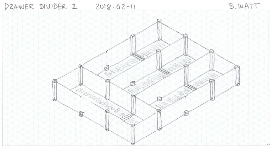 🚧 Drawer Divider Construction Set・Free 3D File for ・Cults