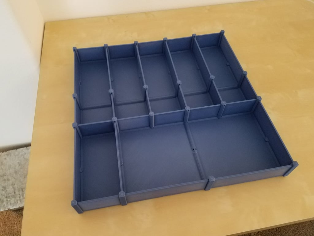 3D printable Drawer Divider Construction Set・Cults