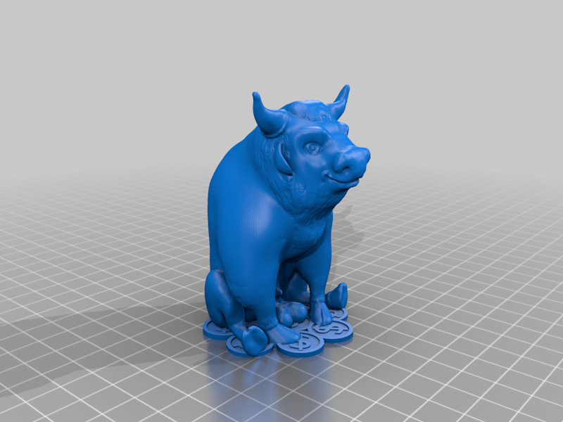 Free 3D file Golden Taurus ♉ ・3D printer design to download・Cults