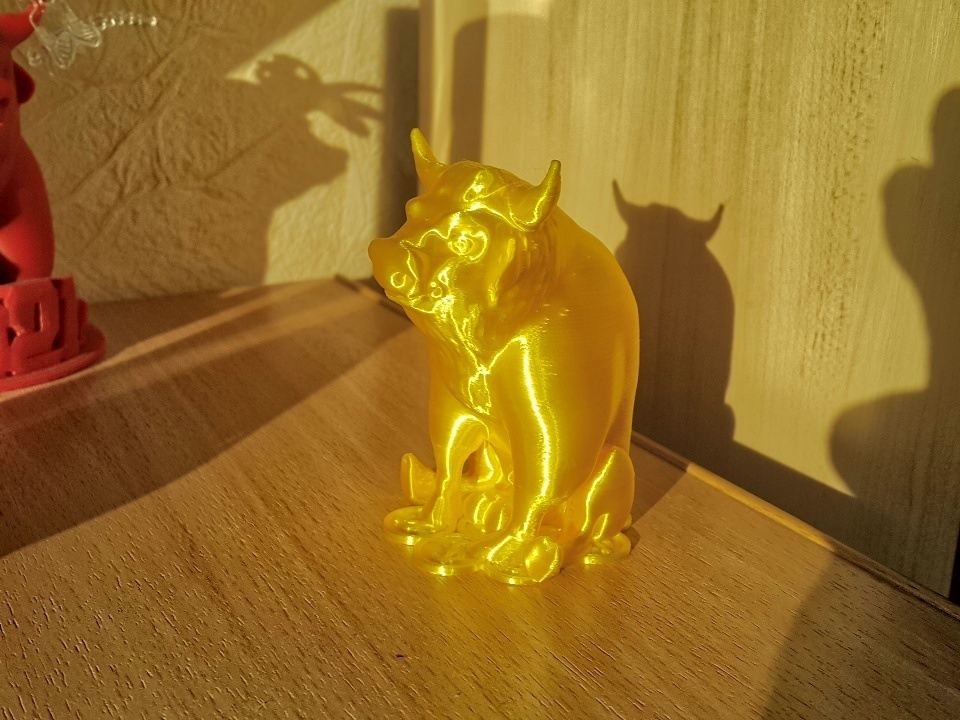 Free 3D file Golden Taurus ♉ ・3D printer design to download・Cults