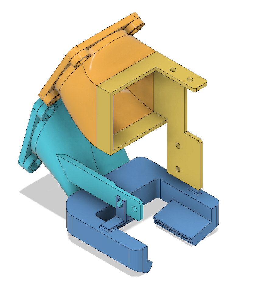 Free 3D file Fan bracket 40x40 for extruder + hotend 🔧 ・3D print design ...