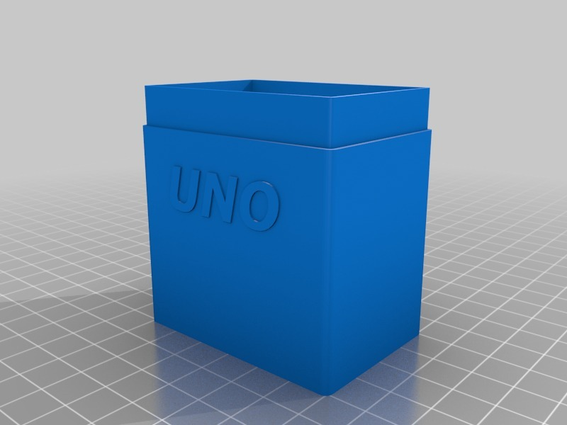 Free 3D file Uno Card Game Box (38mm) 📦 ・3D printing model to download ...