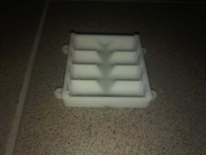3D printed Parametric AA Battery Box With Contacts・Cults