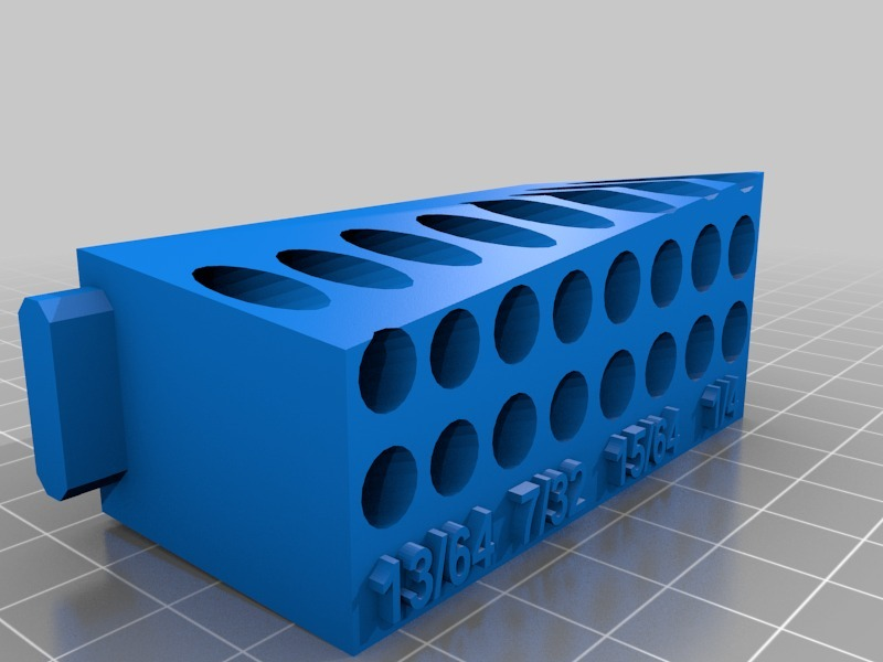 📦 Pegboard drill indices・Free 3D File for ・Cults