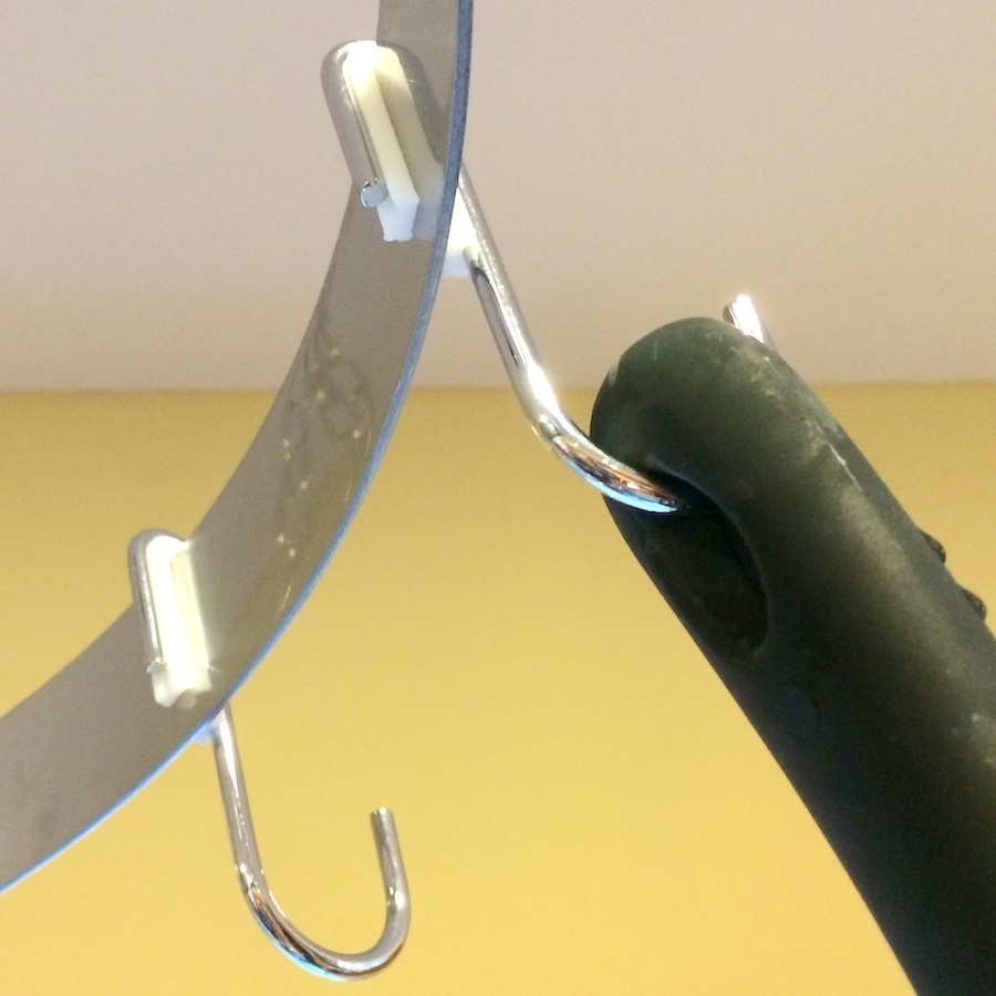 🪝 Pot-Rack Hook Stabilizer・Free 3D File for ・Cults