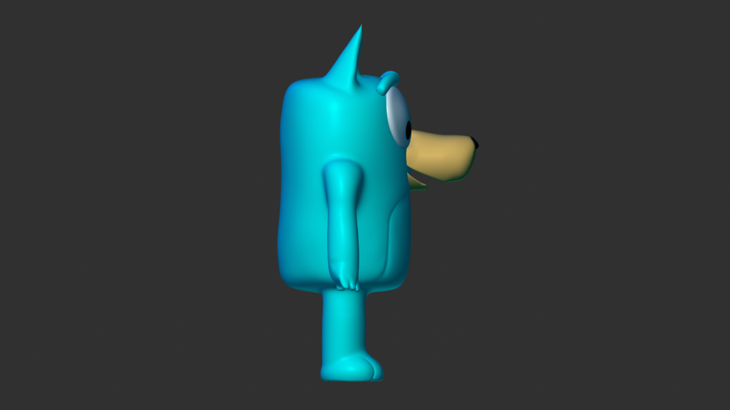 🧸 Bluey - Standing Tall・Free 3D File for ・Cults