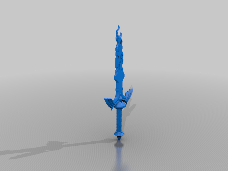 Free STL file Decayed master sword totk 🗡️ ・3D printing template to download・Cults
