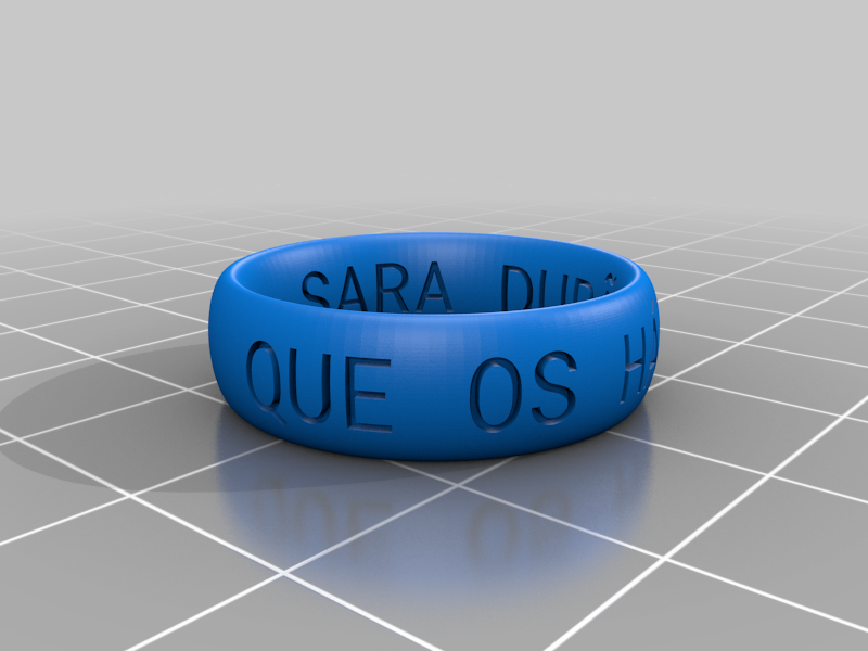 Free 3D file João gaiao sara Engraved Rings 💍 ・3D printable model to ...