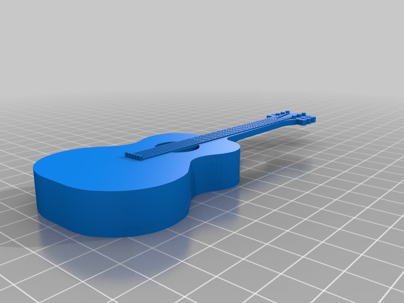Free 3D file Acoustic Guitar 🎸 ・3D printable design to download・Cults