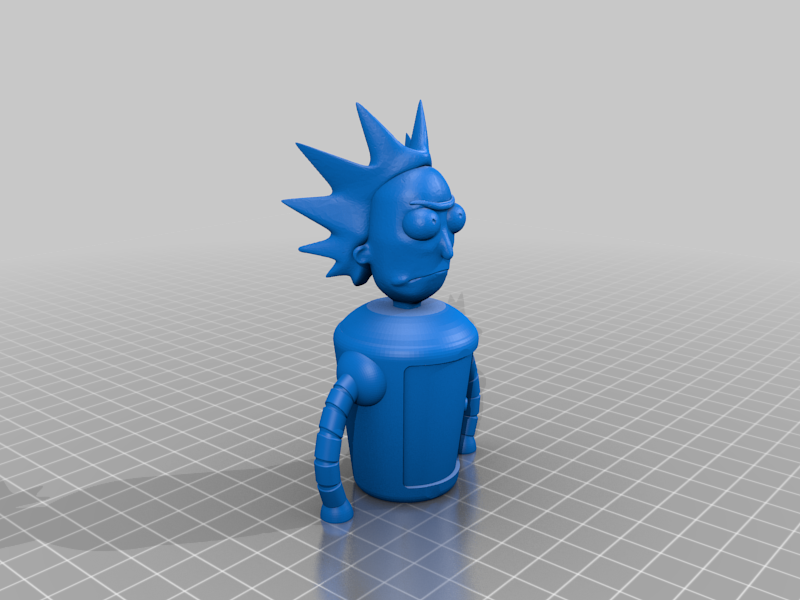 Archivo 3D gratuito rick sanchez x bender rodriguez 🤖・Objeto para ...