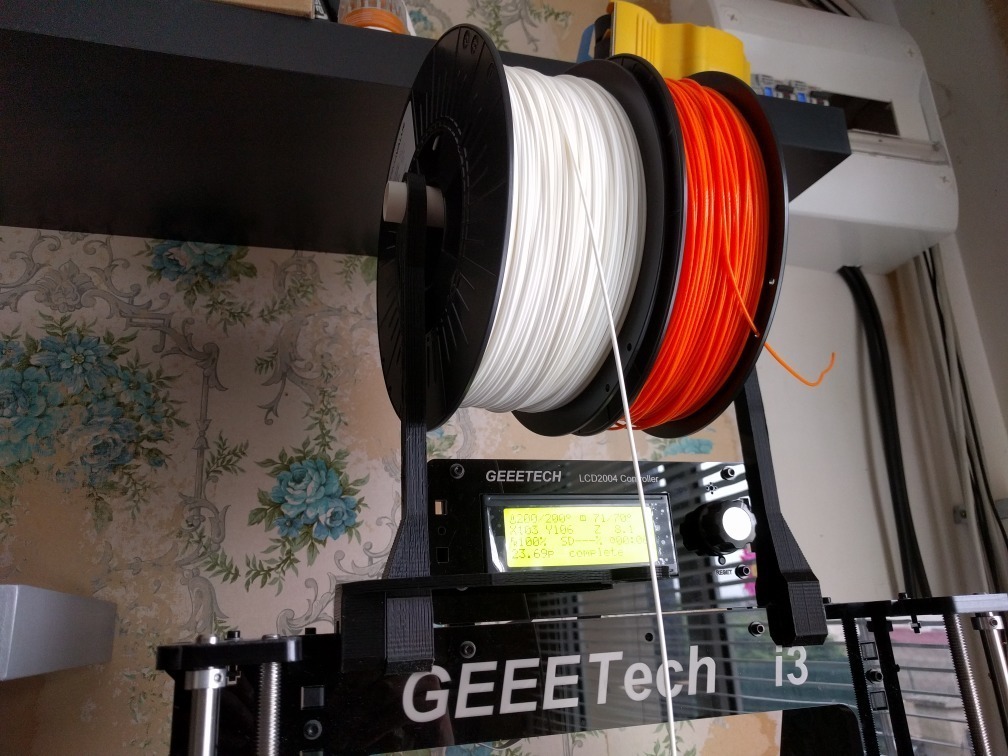 3D printable i3 8mm Acrylic Frame Spool Holder・Cults