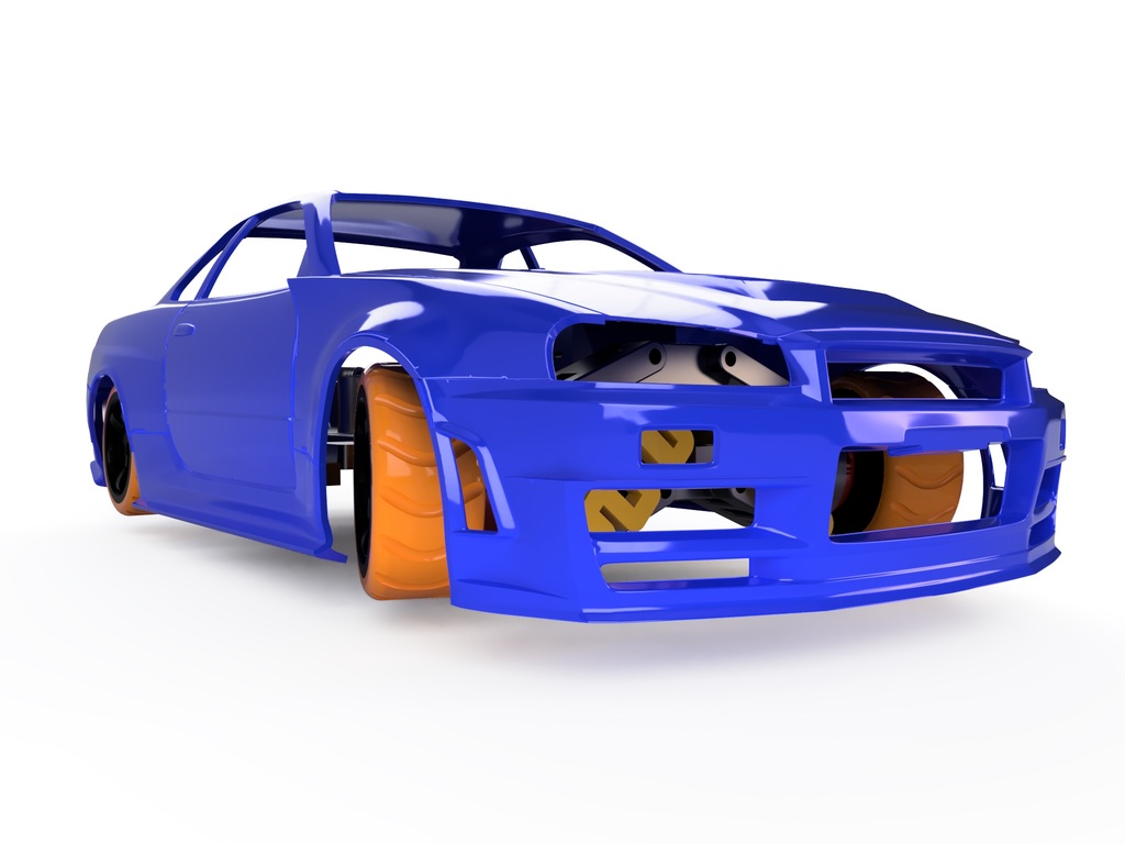 Free STL file AWD RC Drift Car 🚗 ・3D printer design to download・Cults