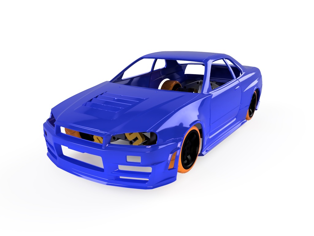 Free STL file AWD RC Drift Car 🚗 ・3D printer design to download・Cults