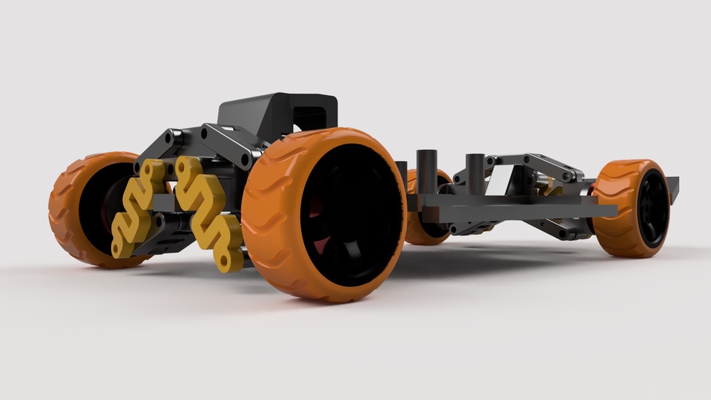 Free STL file AWD RC Drift Car 🚗 ・3D printer design to download・Cults