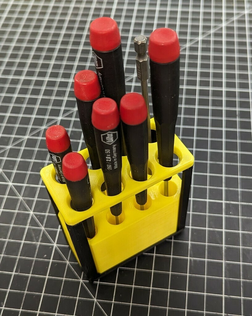 Free 3D file Screwdriver Rack Base 🪛 ・3D print design to download・Cults
