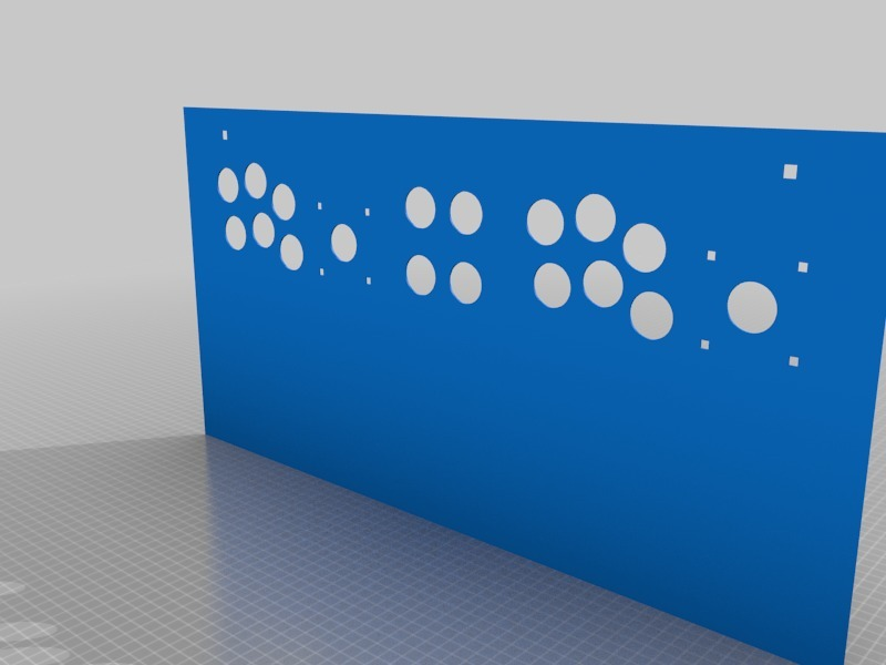 🕹️ Arcade Button Panel Layout・free 3d File For ・cults
