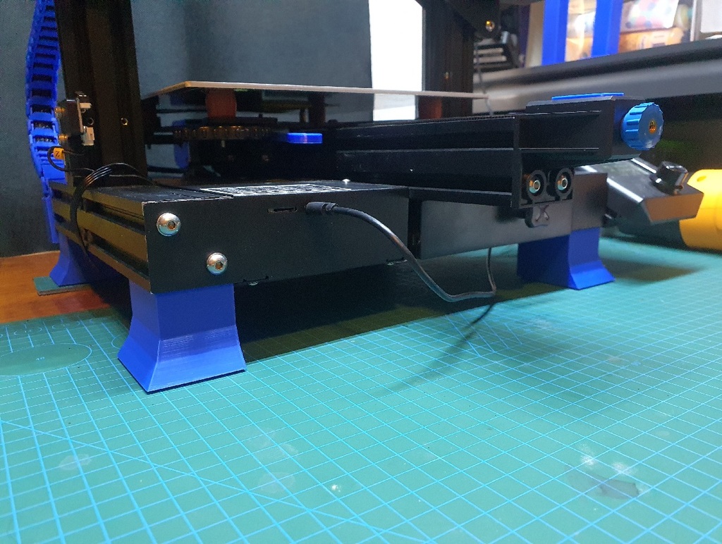 🦶 Ender 3 v2 40mm Riser Feet・Free 3D File for ・Cults
