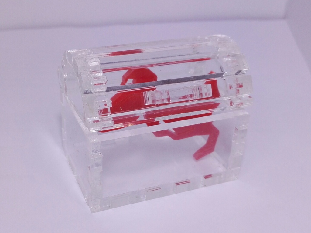 Free 3D file Small treasure chest - lasercut 🤏 ・Model to download and ...