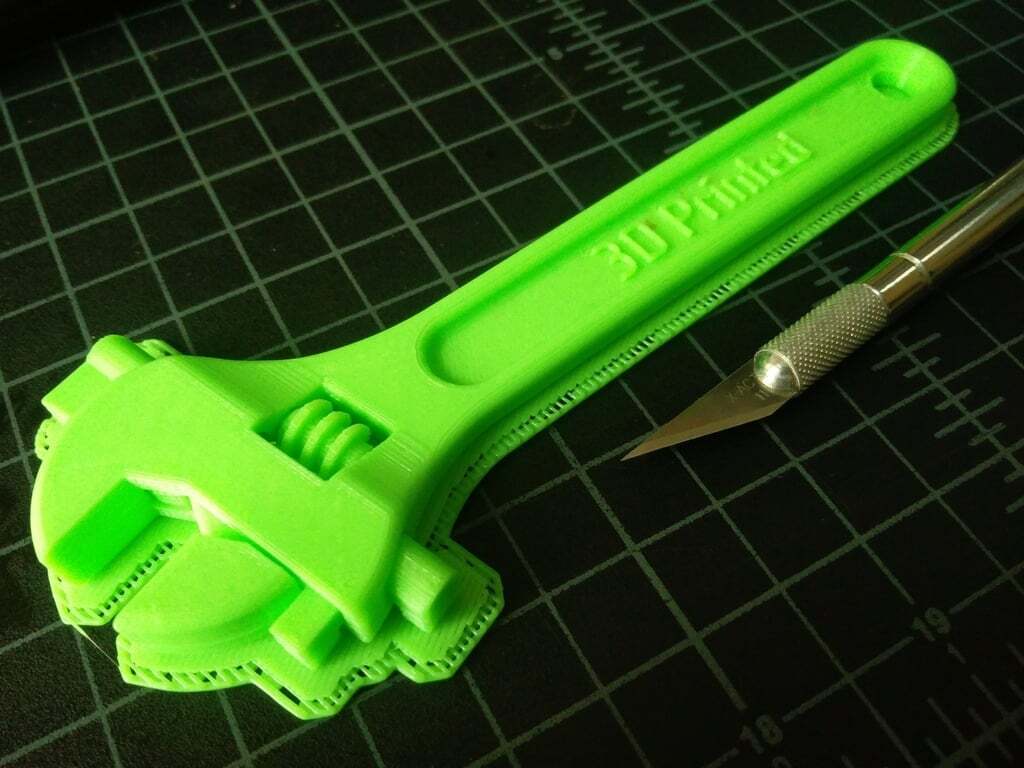 3D printable Fully assembled 3D printable wrench・Cults