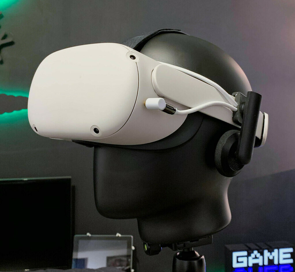 Free 3D file Oculus Quest 2 Headphone Mount 🎧 ・3D print design to ...