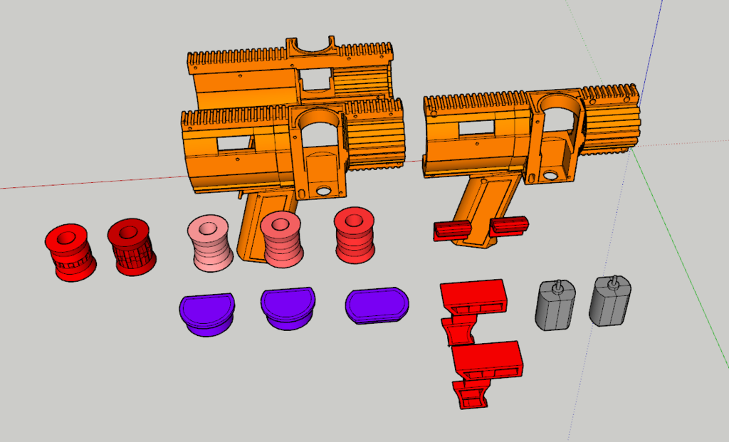 👽 Io Blaster - Nerf Rival compatible・Free 3D File for ・Cults
