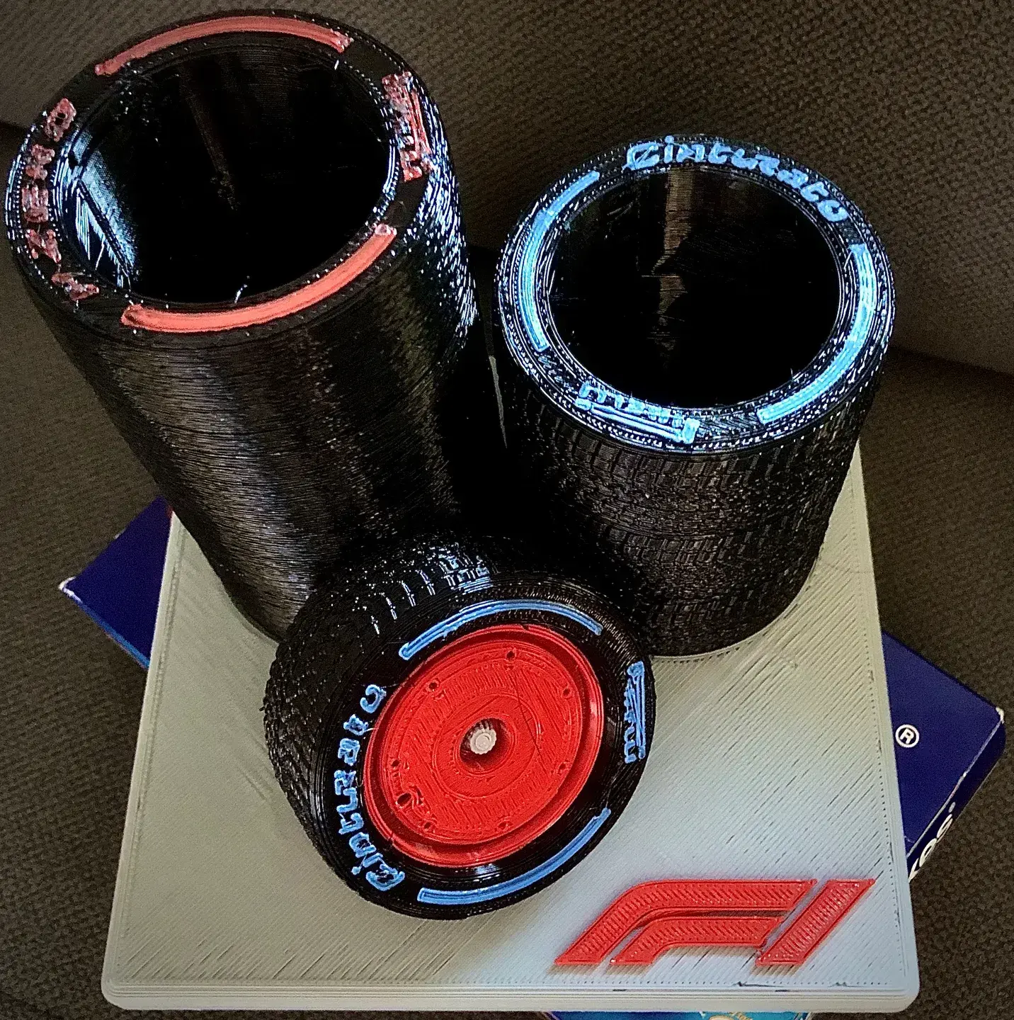 ️ F1 Tyre Pencil Holder・Free 3D File for ・Cults