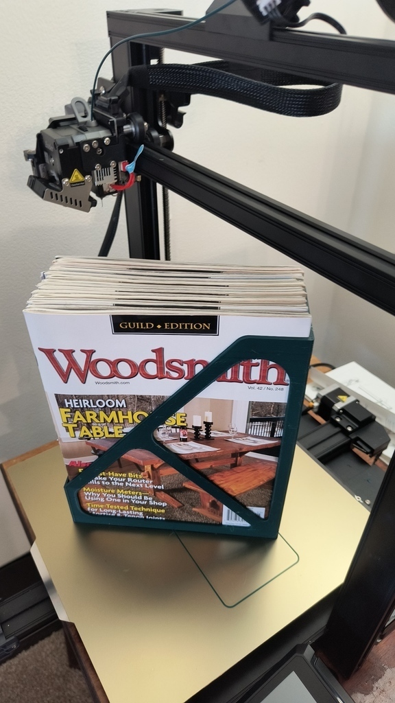 Free STL file Magazine Rack or Holder 🏢 ・3D printing template to ...