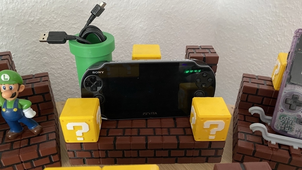 Free 3D file Super Mario designed handheld device display stand's 🎲 ・3D ...