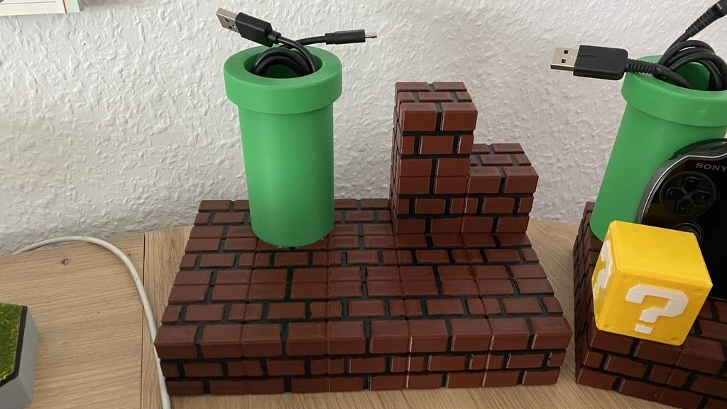 Free 3D file Super Mario designed handheld device display stand's 🎲 ・3D ...