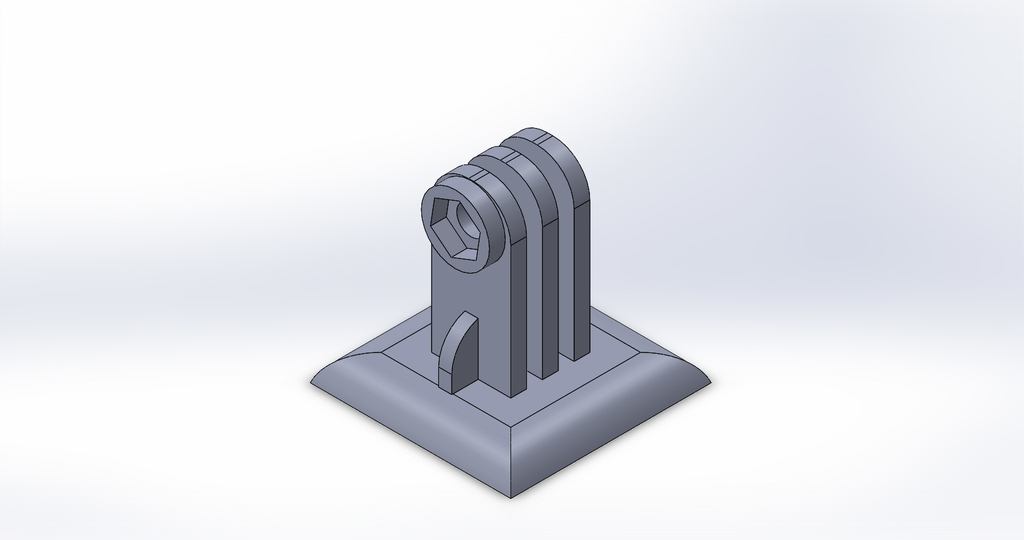 Free 3D file GoPro Mount for Peak Design Plate 📷 ・3D printable model to ...