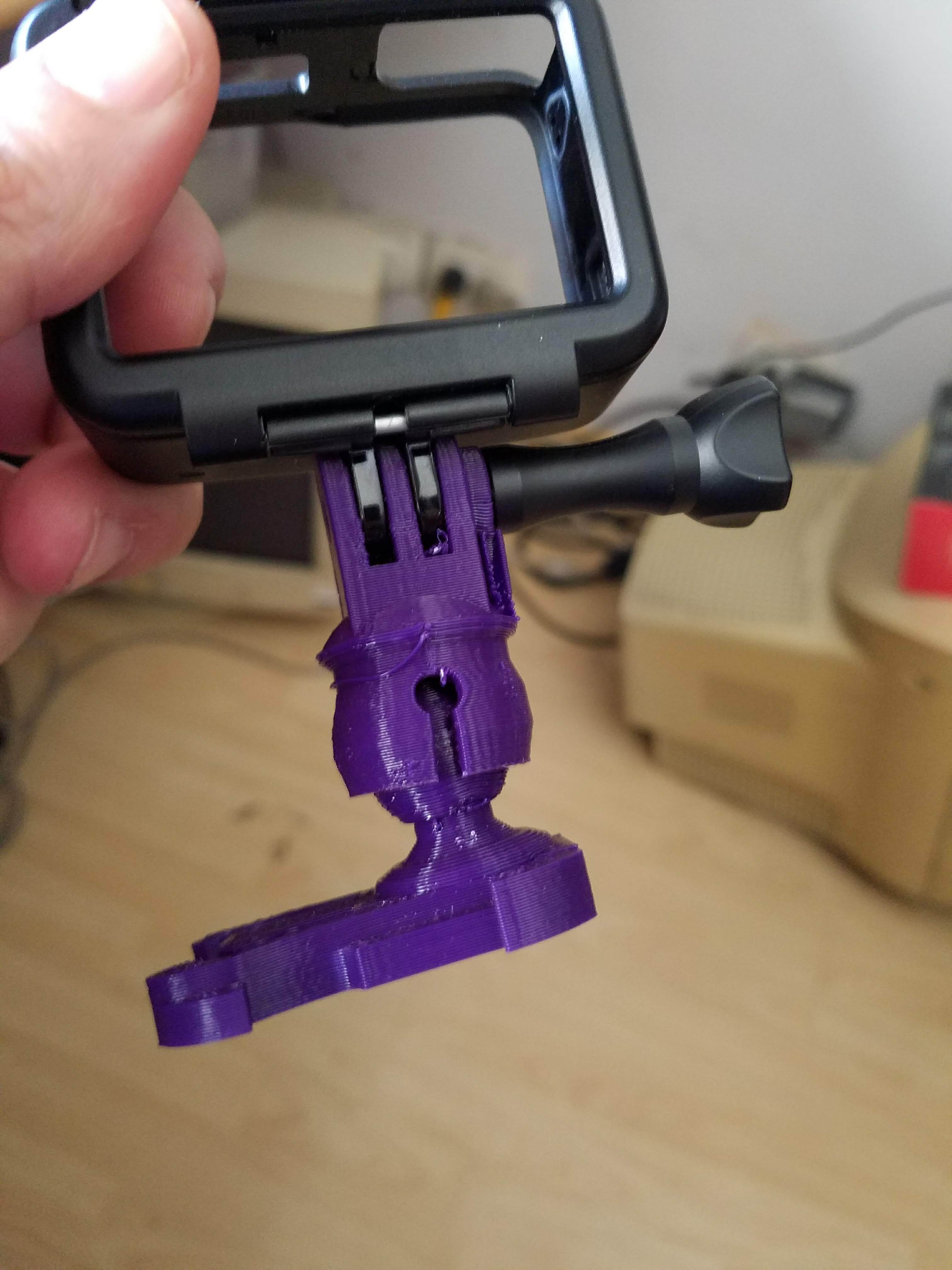 3D printable Action Camera Ball Joint / Flex Mount・Cults
