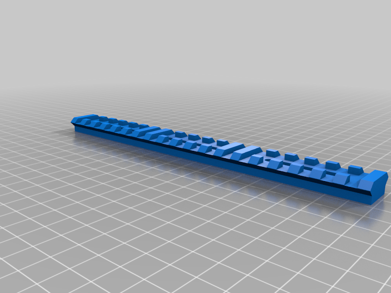 Free 3D file Picatinny Rail 194.8mm 🔫 ・3D printer design to download・Cults