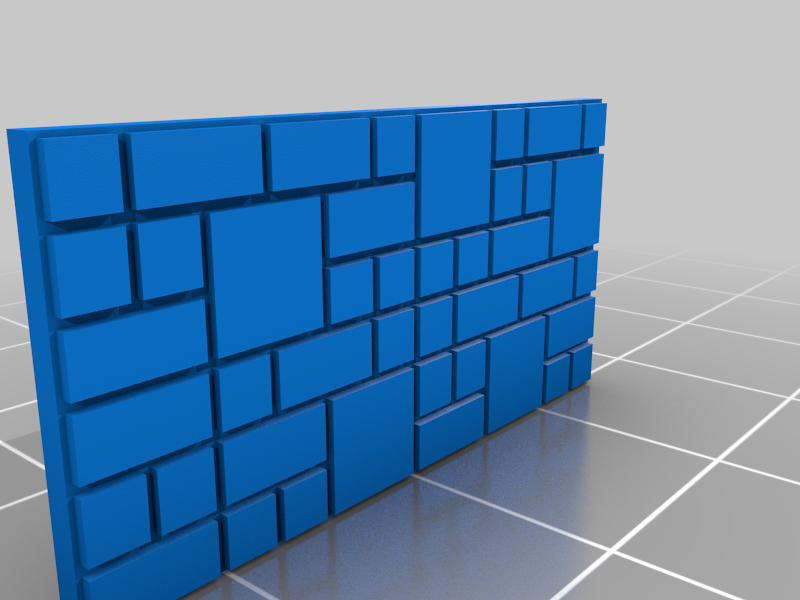 🦶 N Scale - 8 foot high stone walls in three different lengths.・Free 3D ...