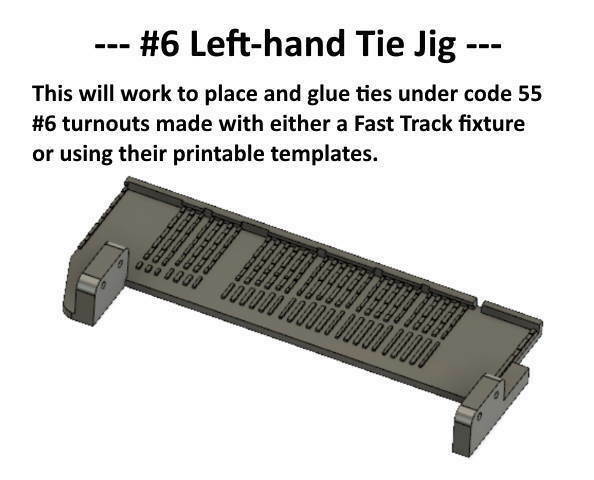 🧑‍💻 #6 Code 55 Turnout Tie Gluing Fixture....・Free 3D File for ・Cults