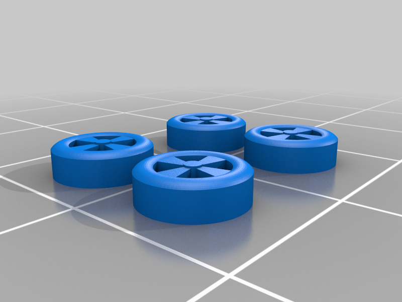 🎨 N Scale -- Wheel/Tire Combinations in 36" and 40" diameters.・Free 3D File for ・Cults