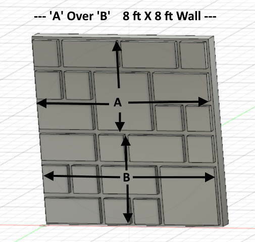 Free 3D file N Scale - 8 foot high stone walls in three different ...