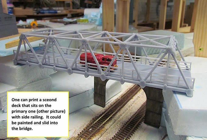 Free 3D file N Scale 100 Ft. Warren Truss Roadway Bridge.... 💯 ・Model ...