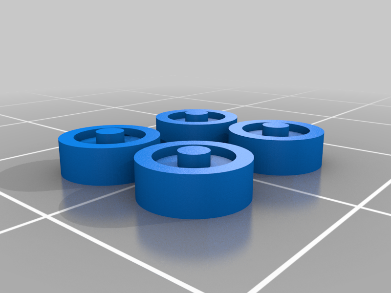 🎨 N Scale -- Wheel/Tire Combinations in 36" and 40" diameters.・Free 3D File for ・Cults