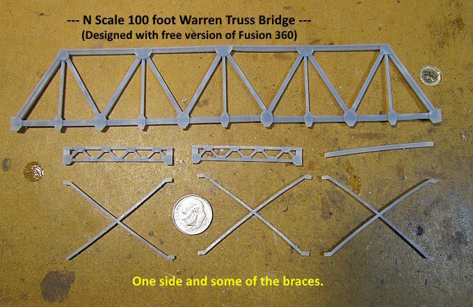 Free 3D file N Scale 100 Ft. Warren Truss Roadway Bridge.... 💯 ・Model ...