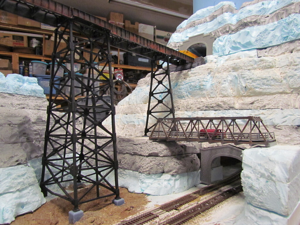 🌉 Pont à poutrelles à plat de 6 pieds de haut à l'échelle N. Les ...